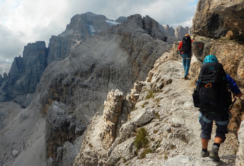 The Brenta Dolomites: the Via Ferrata Bocchette